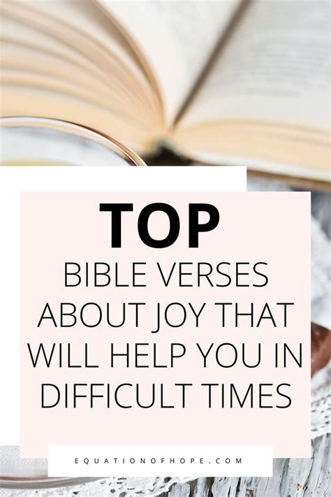 30 Encouraging Bible Verses About Joy Artofit
