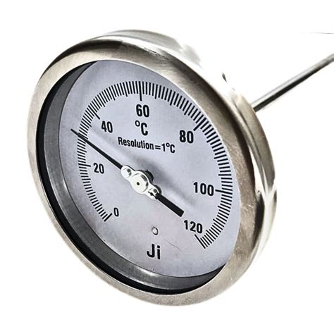 Bi Metal Dial Thermometer Temperature Gauge Range To Deg C Dial