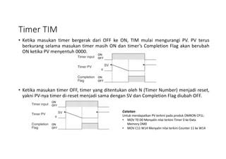 Aplikasi Plc Timer Counter Pada Produk Omron PDF