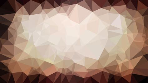 Free Download Abstract Brown Polygon Background