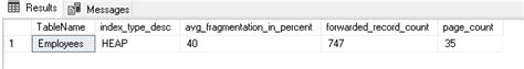 Forwarded Records Performance Issue In SQL Server