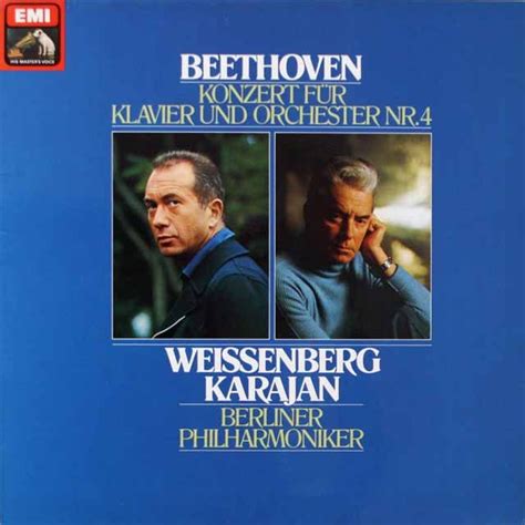 Lp レコード ワイセンベルク、カラヤンのベートーヴェンピアノ協奏曲第4番 独emi 2613
