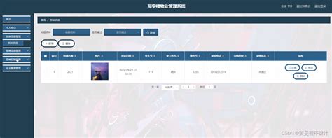 Javaphpnodejspython写字楼物业管理系统【2024年毕设】 Csdn博客
