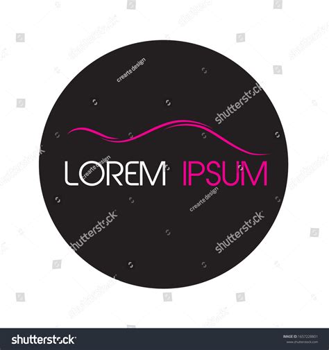 Logo Silhouette Sexy Woman Black Circle Stock Vector Royalty Free 1657228801 Shutterstock