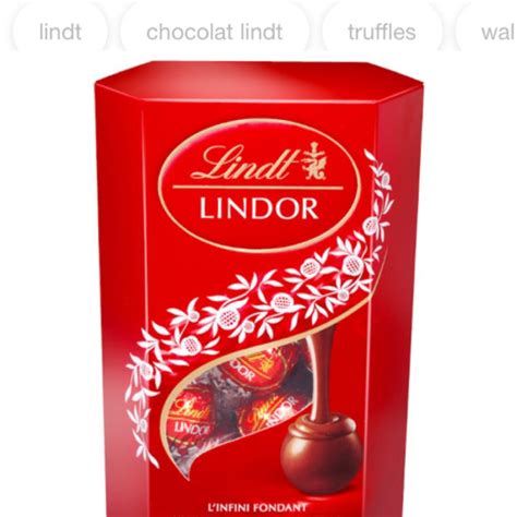 Lindt Lindor Chocolate Truffles In Red Box