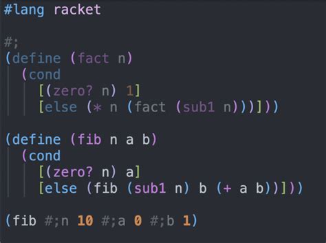 Racket Programming Languages A Brief Overview