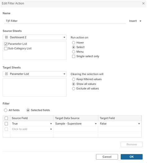 how to create multiple select parameters in tableau