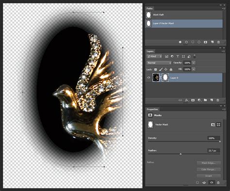 How Do I Create A Radial Transparency Gradient Usi Adobe Community