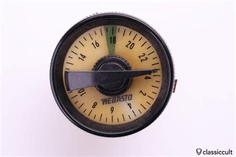 Vintage Webasto 0894 Heater Timer Gauge
