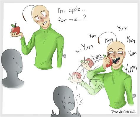 Baldi Has An Apple By Caramelcoconut On Deviantart