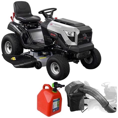 Murray Mt100 Bagging Riding Mower Bundle The Home Depot