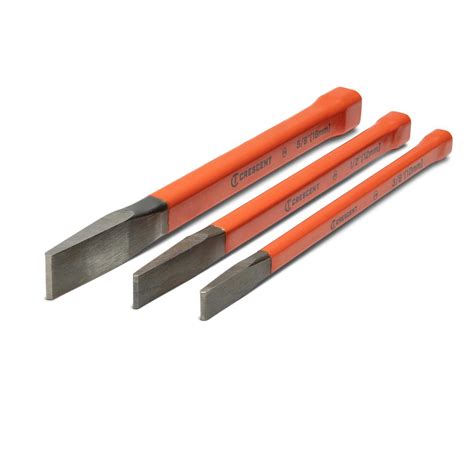3 Pc Cold Chisel Set Construction Chisel Crescent