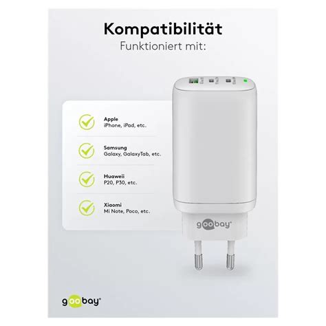 Usb C Pd X Multiport Snabbladdare W Vit