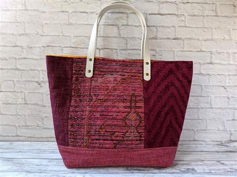 Patchwork Tote Sewing Tutorial Downloadable PDF Tutorial With Instructions And Pictures For