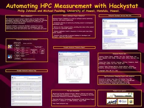 Ppt Automating Hpc Measurement With Hackystat Powerpoint Presentation Id4207782