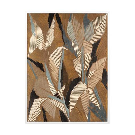 Geometric Gum Leaves I Printed Wall Art Temple And Webster