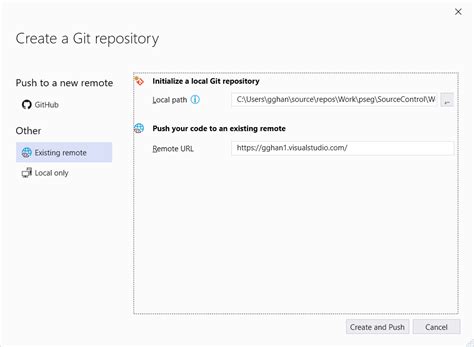 Source Control Push Into Git Hub And Devops