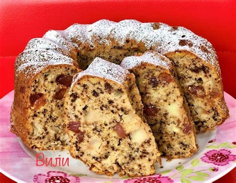 Кекс с ябълки локум и орехи Cooking Recipes Desserts Bulgarian Recipes Easy Bundt Cake Recipes