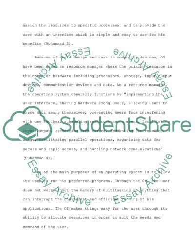 The Traditional Definition Of An Operating System Essay Example Topics And Well Written Essays