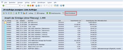 Inhalt Von Liste In Gridcontrol 11 In Excel Speichern Guixt Sap
