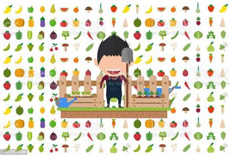 야채는 유기농 과일 야채를 설정합니다 평면 벡터 일러스트 레이 션을 설정합니다 0명에 대한 스톡 벡터 아트 및 기타 이미지 0명 가지 채소 개체 그룹 Istock