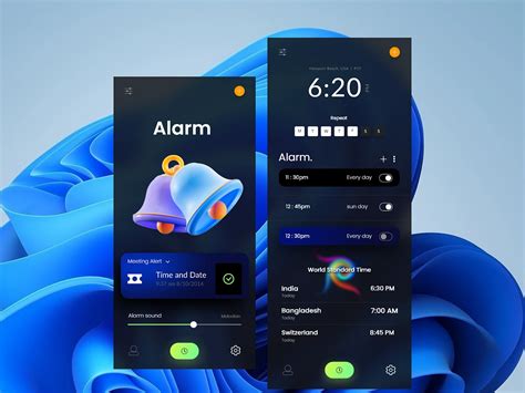 Alarm App Designs Themes Templates And Downloadable Graphic Elements On Dribbble