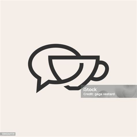 커피 토크 채팅 버블 힙스터 빈티지 벡터 아이콘 일러스트레이션 토론에 대한 스톡 벡터 아트 및 기타 이미지 토론 로고