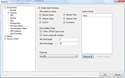 xml spell checker