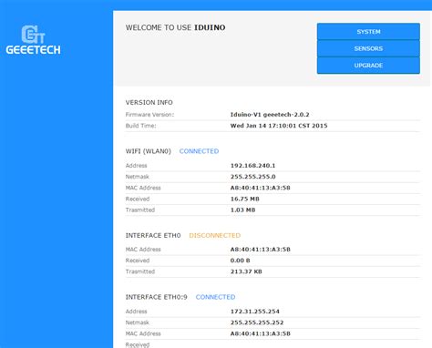 Iduino Yun Cloud Geeetech Wiki