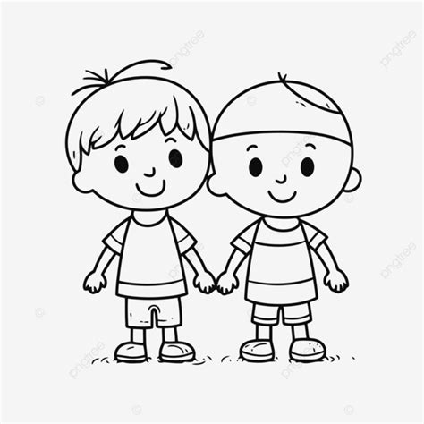 Dibujos De Hermanos Para Colorear Vsun