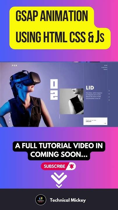 mastering website animation with gsap animated web design tutorial