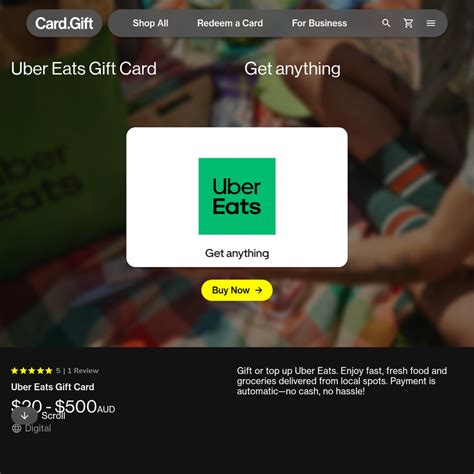 10 Off Uber Eats T Cards Cardt Ozbargain