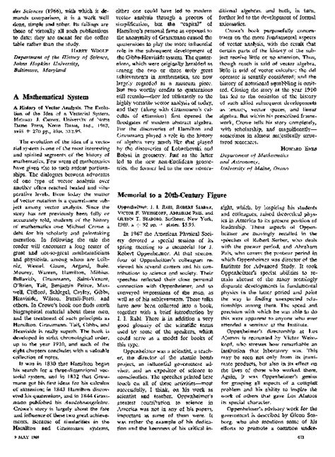 Pdf A History Of Vector Analysis The Evolution Of The Idea Of A Vectorial System
