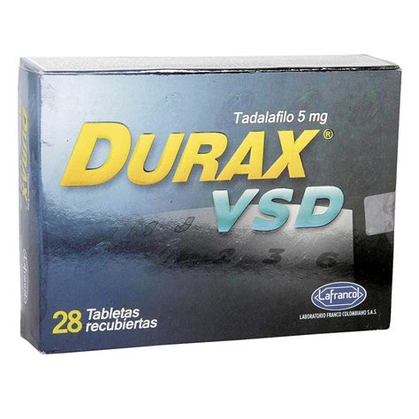 Durax Vsd 5 Mg Caja X 28 Tabl