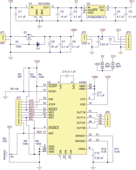 Step Motor Driver Circuit Schematic Circuit Diagram
