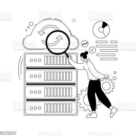 Big Data Analytics Abstract Concept Vector Illustration Stock