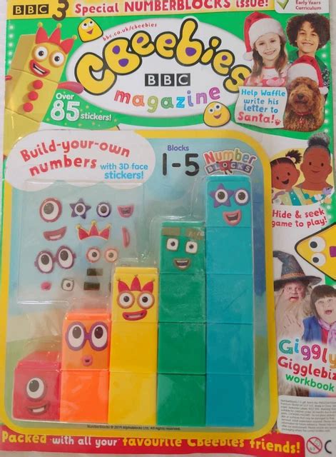 New Numberblocks Cbeebies Magazine 1 5 Numberblocks And Build 11 15 Early Yrs Eyfs £4 99 Picclick Uk
