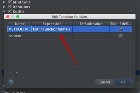 Android Live Template Not Working In Kotlin Stack Overflow