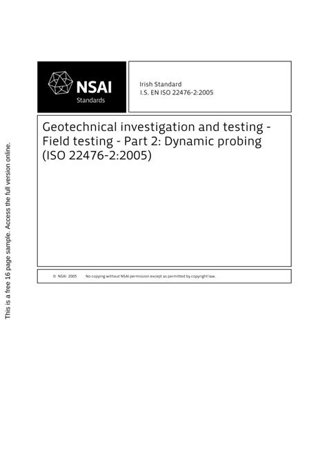 Pdf Geotechnical Investigation And Testing Field Testing Dokumen Tips