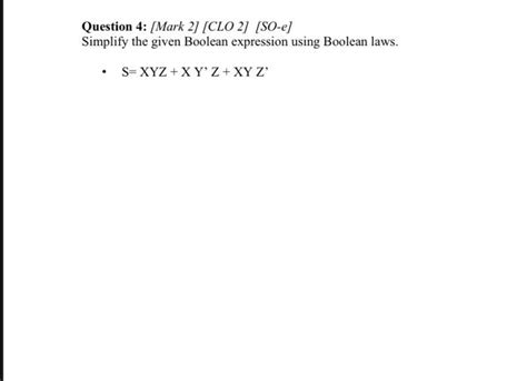 Solved Course Name Logic DesignQuestion Write The Chegg
