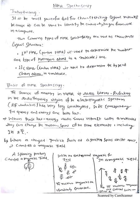 Nmr Spectroscopy Pdf