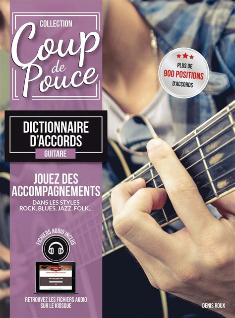 Editions Coup De Pouce Dictionnaire Daccords Guitare Avec Fichiers