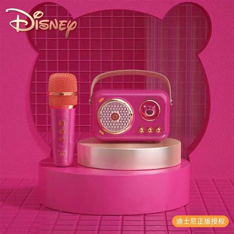 Disney Lotso Mickey Minnie Mouse Portable Mini Wireless Bluetooth Mini