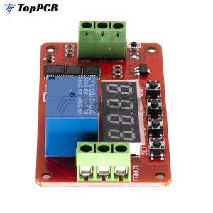 Jual FRM LED Digital Time Delay Relay DC V CH Multifunction Timer Relay Module Loop Delay