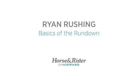 Nrha Pattern Practice Ride Tv