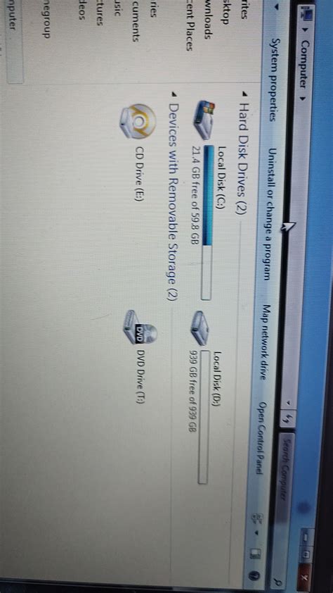 Finally Got A New HDD On My Old Pc Before I Was Struggling With Only 60 Gb R Windows