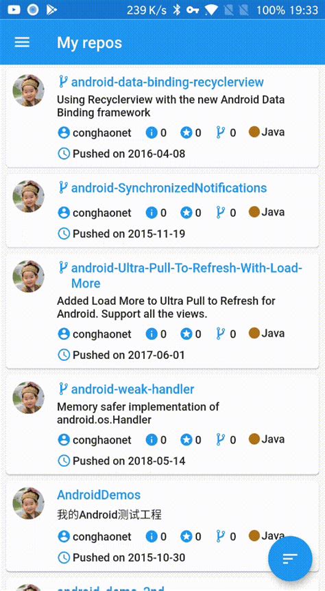 Github Conghaonet Githao An Open Source Github Flutter Client App