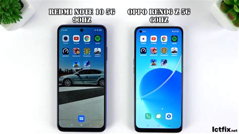 Oppo Reno Z G Vs Redmi Note G Dimensity U Vs Dimensity Speedtest Camera