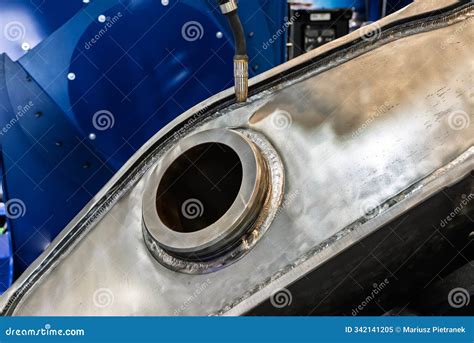 Robot Welding Steel Industrial Welding Robot And Working With Metal