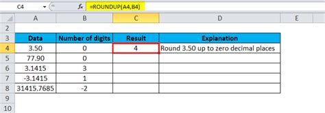 roundup in excel formula examples uses of roundup function